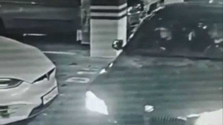 UPDATE: Watch Tesla Model X Get Shot Point Blank In Parking Lot Drive By
