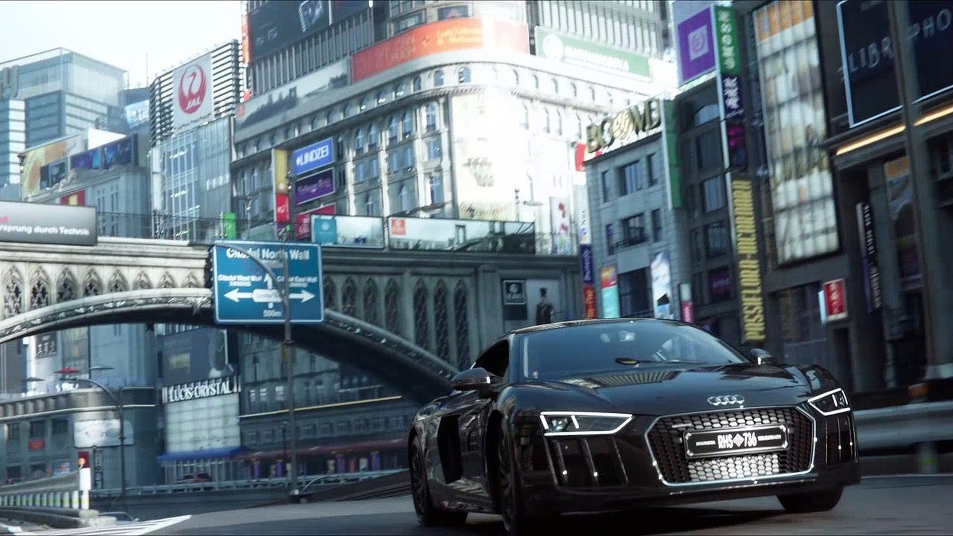 Une Audi R8 Final Fantasy au Mondial de Paris 2016