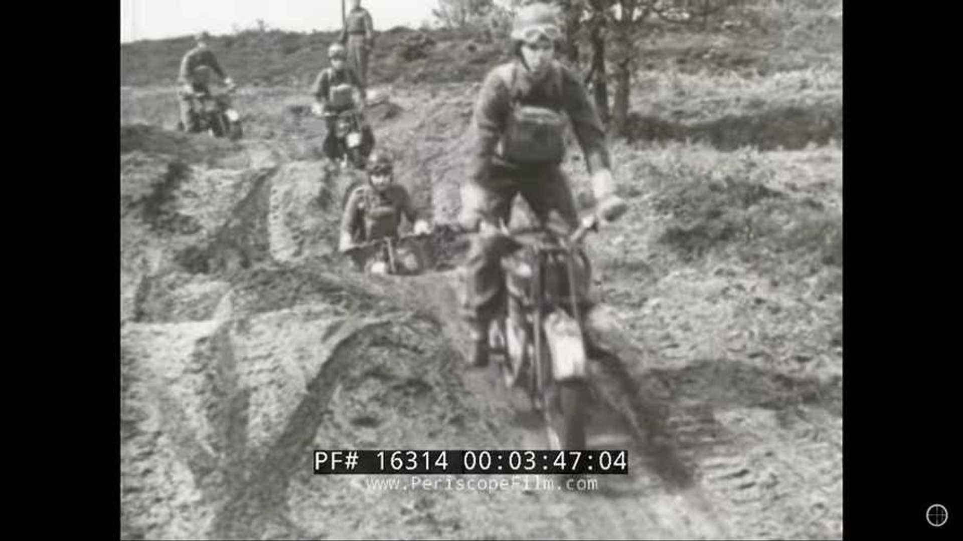 Check Out These Canadian Army Nortons In Action