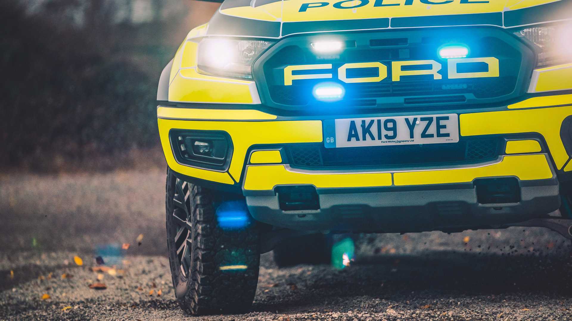 Die Waliser Polizei hat einen Ford Ranger Raptor