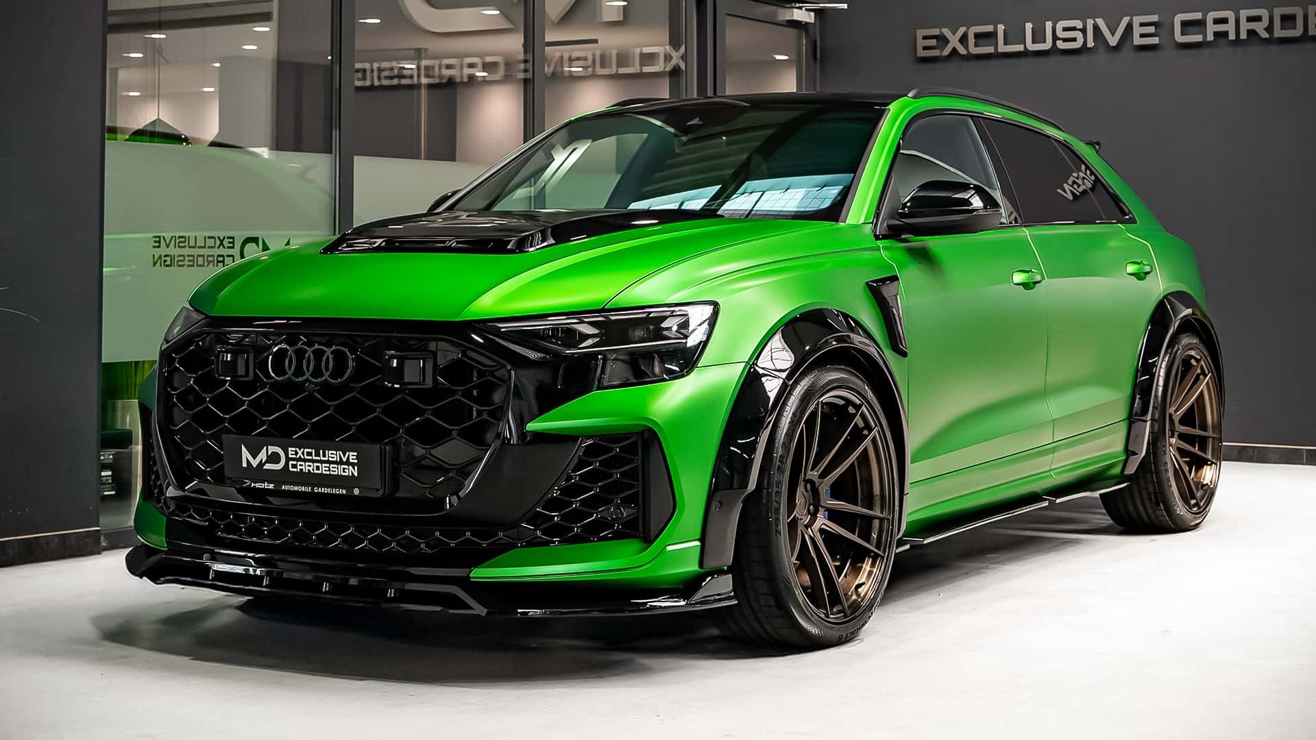 Prior-Widebody und mehr an diesem sehr grünen Audi RS Q8