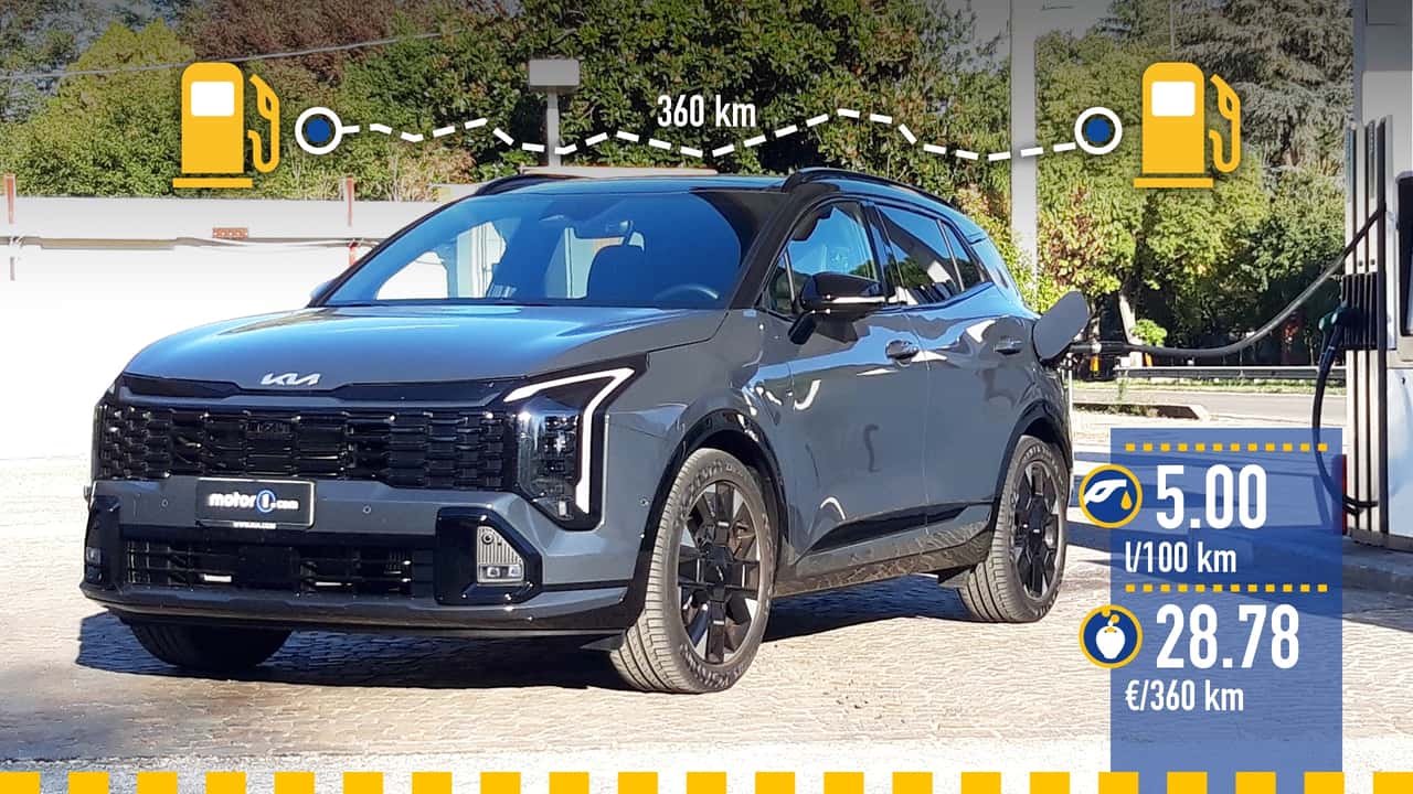 Kia Sportage diesel mild hybrid (2025), la prova dei consumi reali