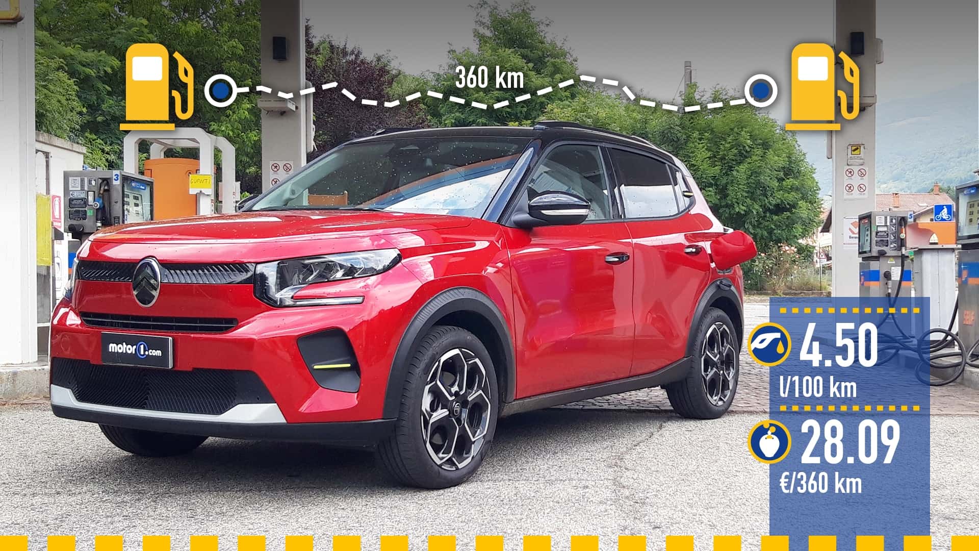 Citroen C3 benzina (2025), la prova dei consumi reali