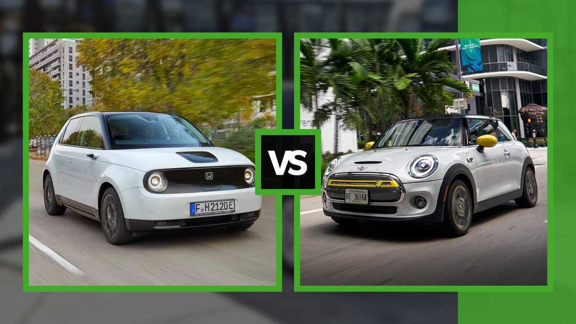 Honda e vs. MINI Cooper SE, comparamos dos urbanos eléctricos