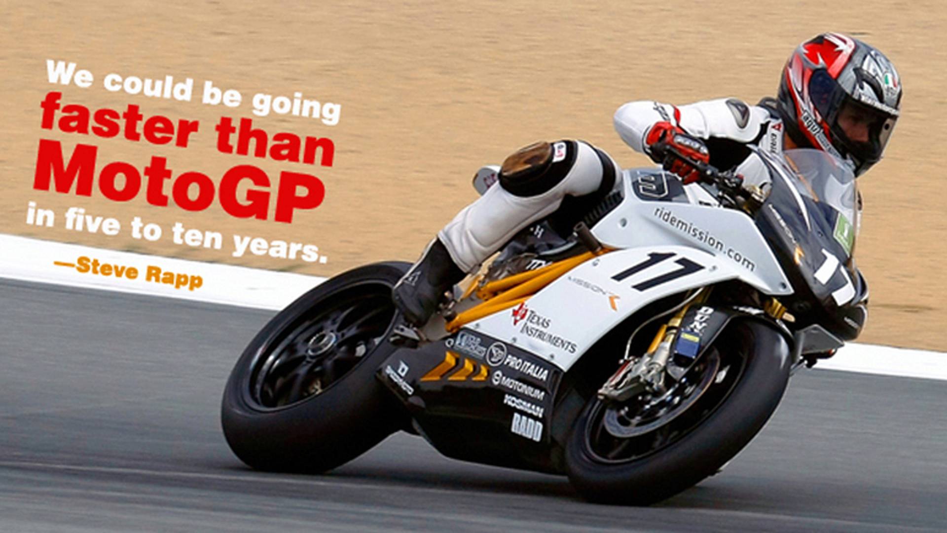 Steve Rapp's Famous Mission R ride