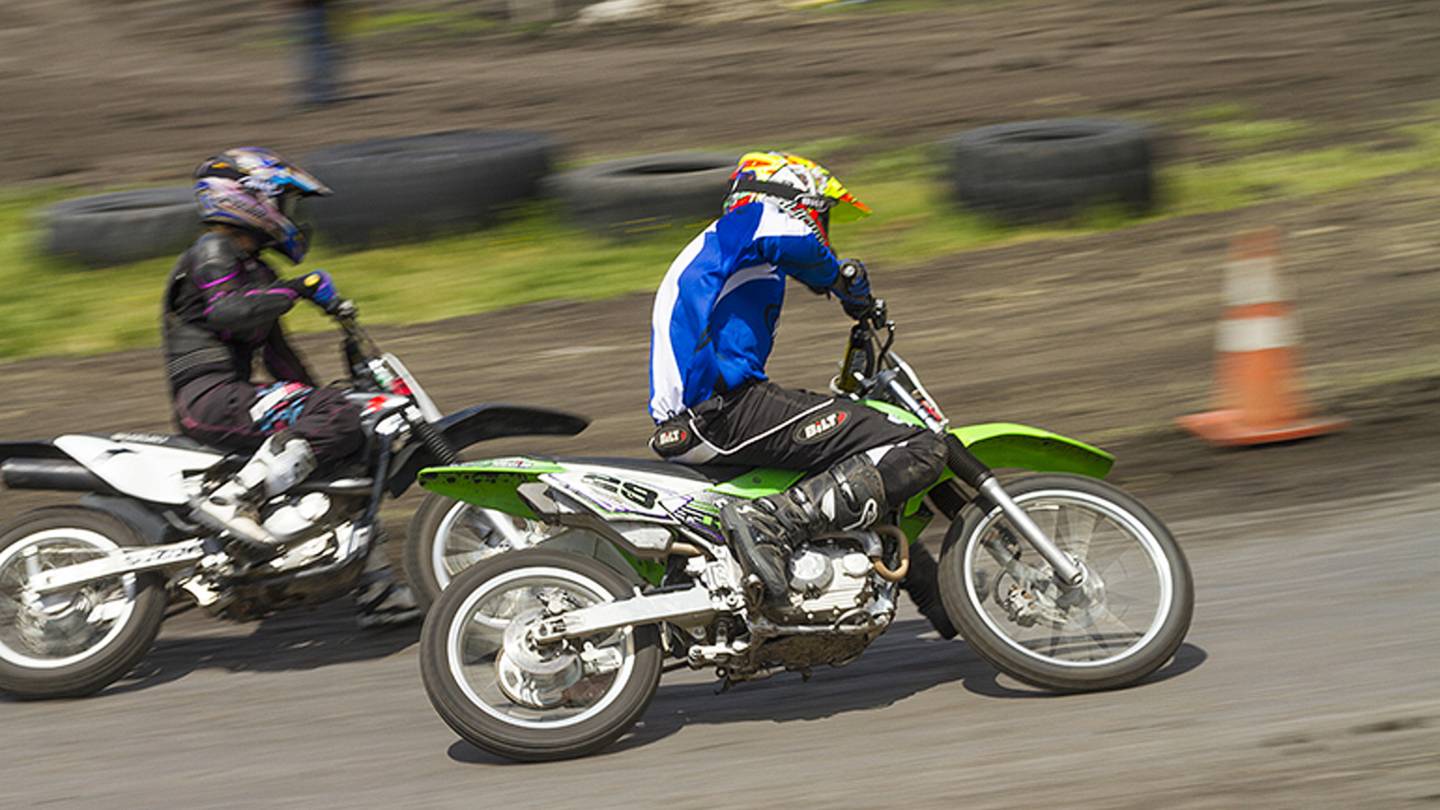 From the Couch to My First Flat Track Race