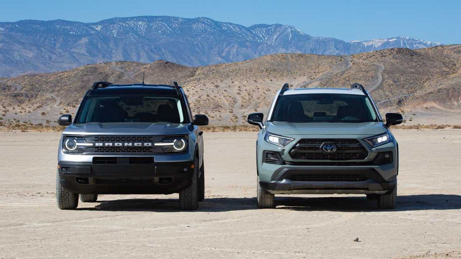 Ford Bronco Sport Badlands Vs. Toyota RAV4 TRD Off-Road Comparison ...