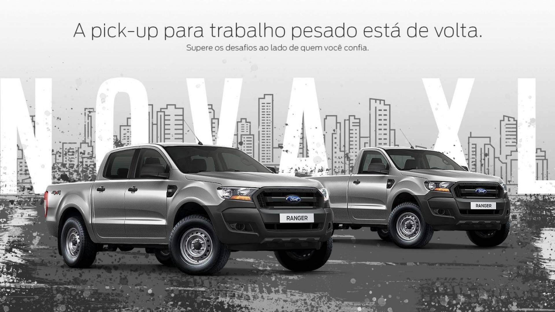Ford confirma retorno da Ranger XL como nova versão de trabalho
