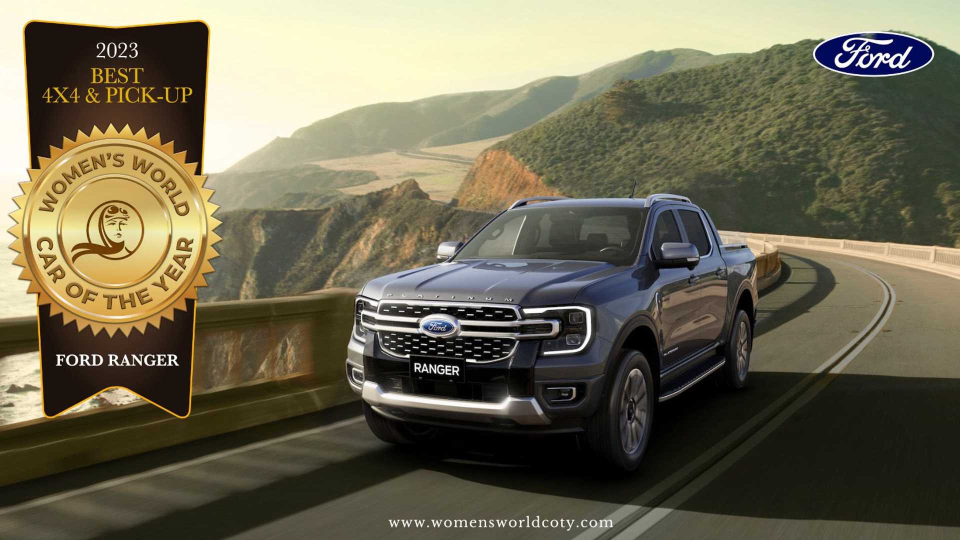 Nuovo Ford Ranger vince il Women Word Car of the Year 2023
