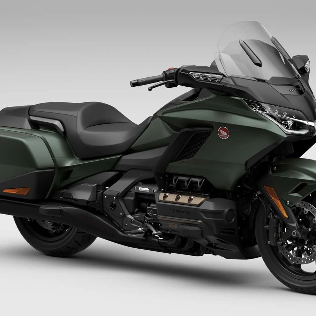 Motocicleta Goldwing Dorada