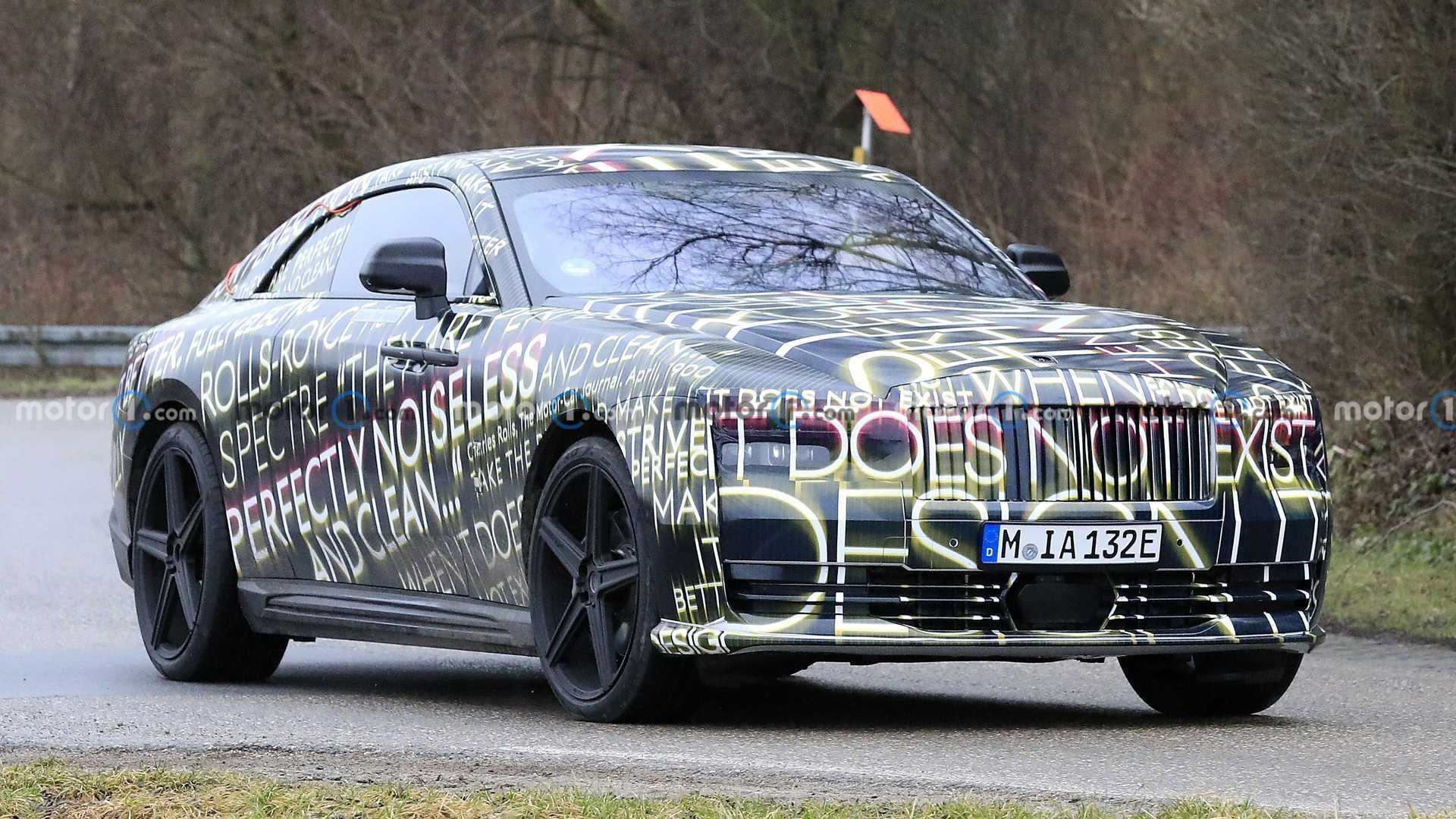 Rolls-Royce Spectre Makes Spy Video Debut Looking Large And In Charge