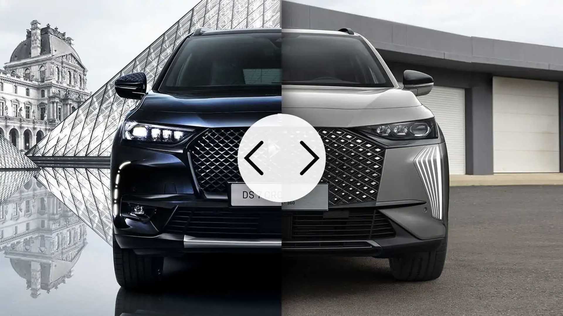 DS 7 restyling, nuova e vecchia a confronto