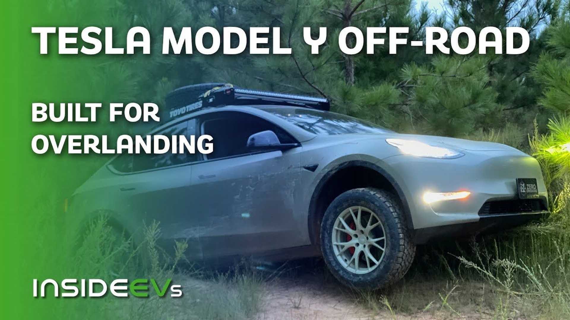 Watch This Lifted Tesla Model Y Get Down And Dirty In Off-Road Adventure