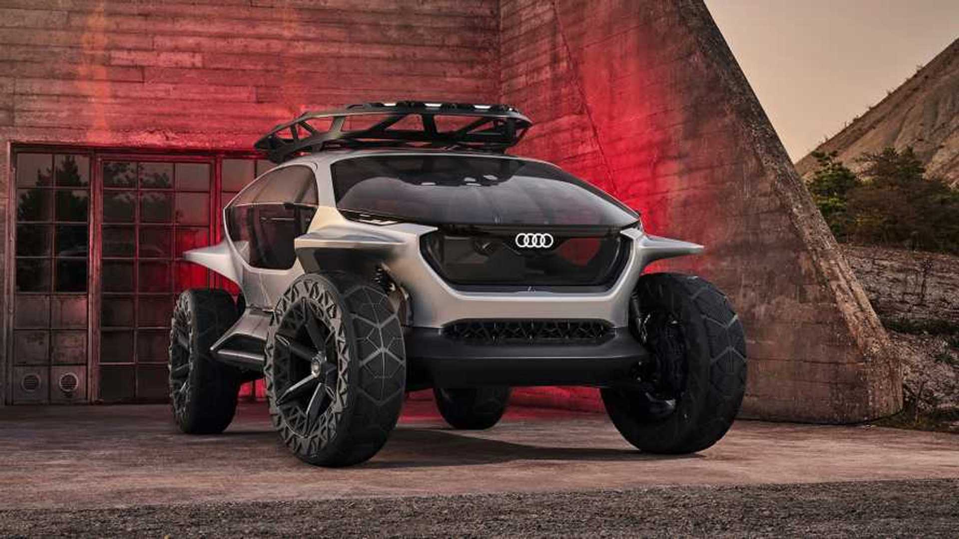 Audi AI:Trail quattro: Offroader mit vier E-Motoren auf der IAA 2019