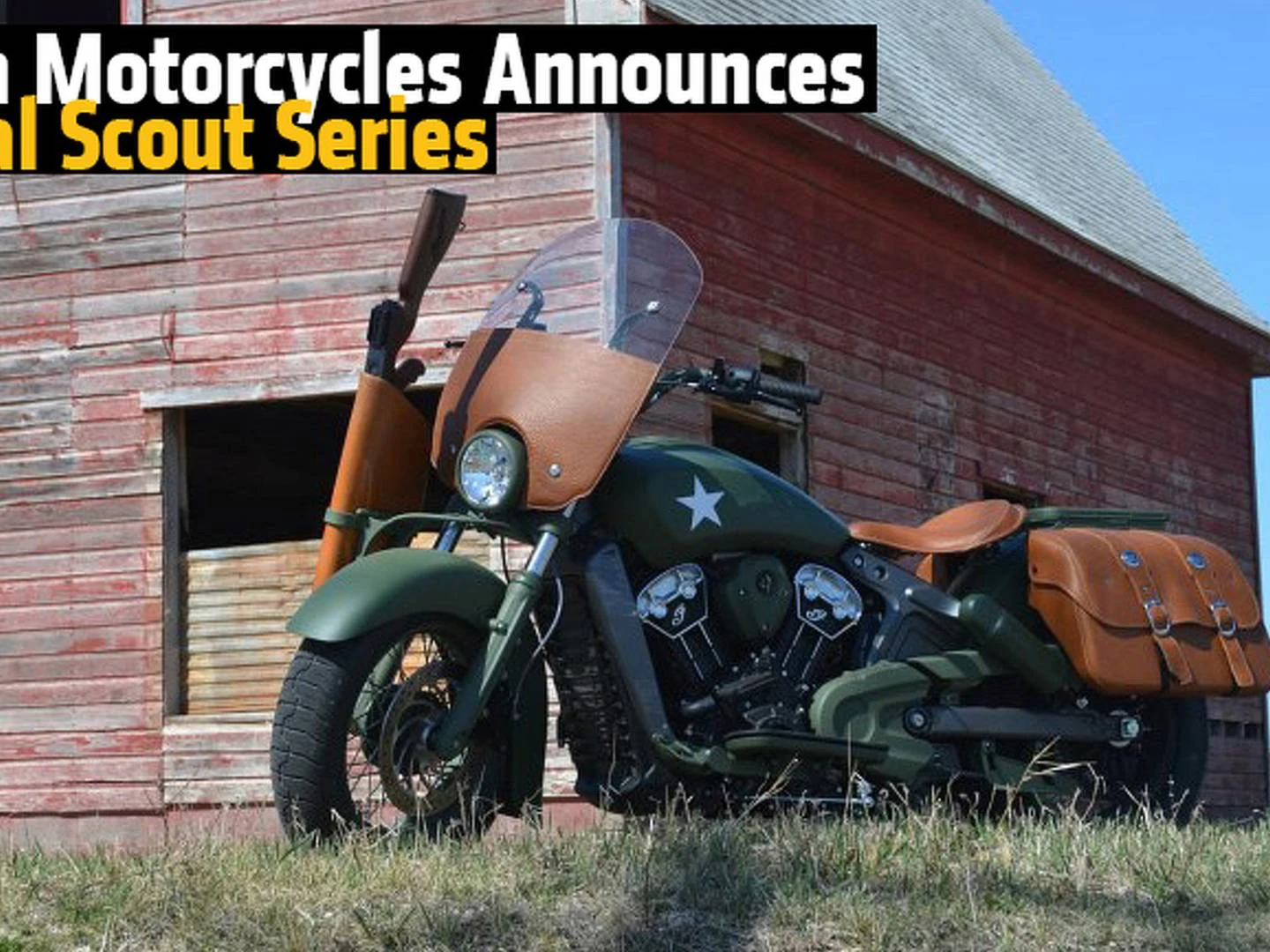 Custom Military Motorcycle