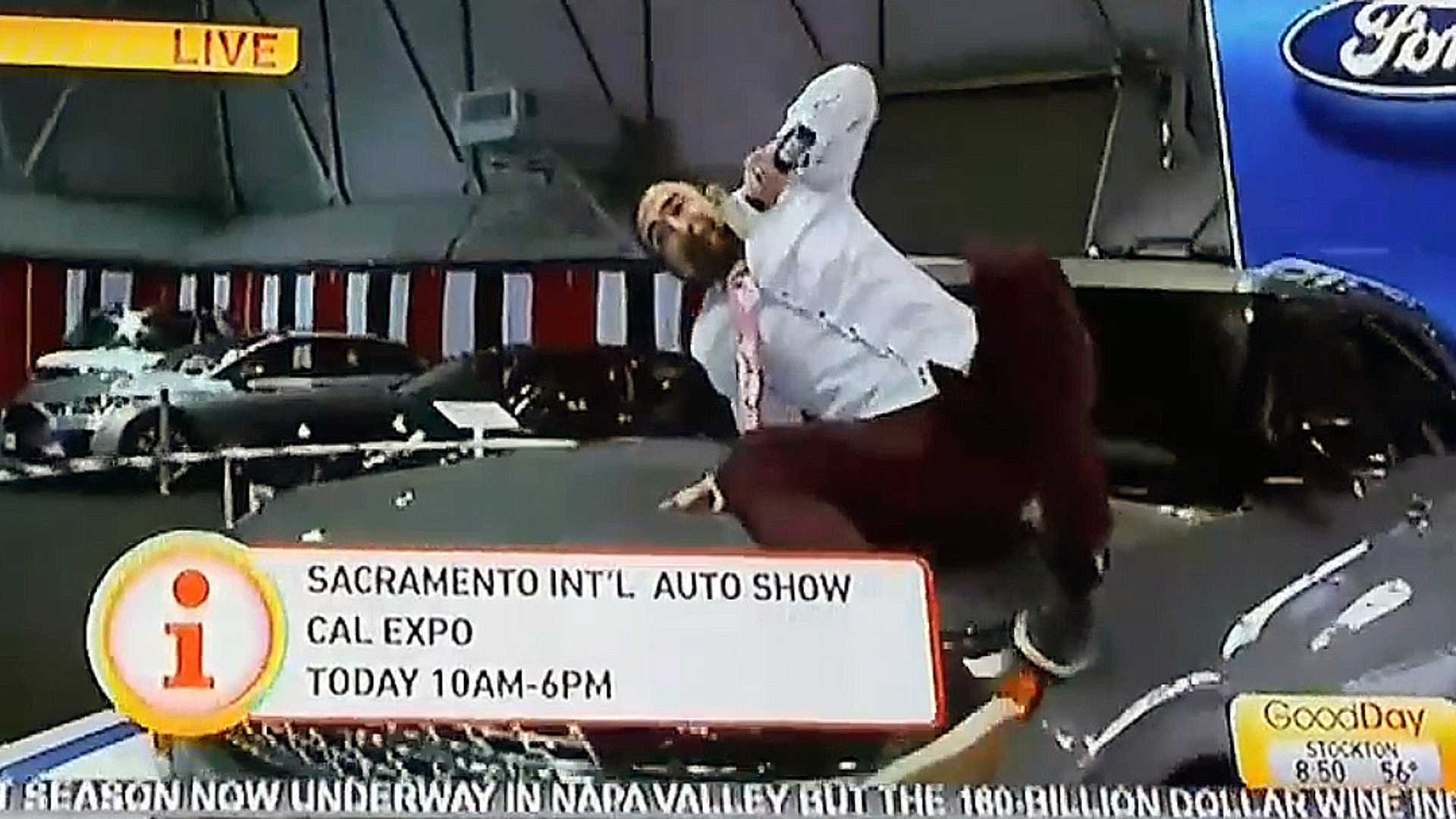 CA Reporter Fired After Damaging Cars At Sacramento Auto Show | Motorious