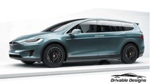 Here's The Tesla Minivan We've Been Waiting For: Embrace The Sliding Doors
