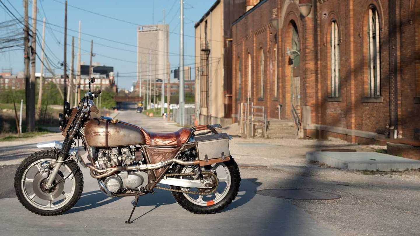 Striking Custom Kawasaki KZ650 Built From Spare Parts
