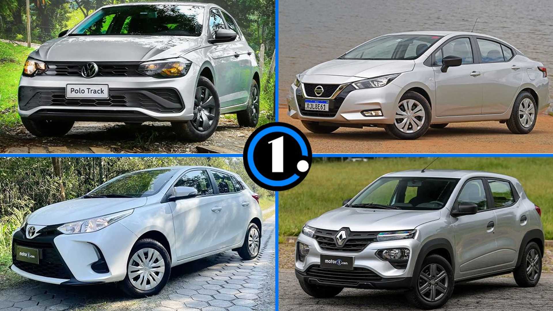 Os modelos mais baratos de cada marca no Brasil em 2023