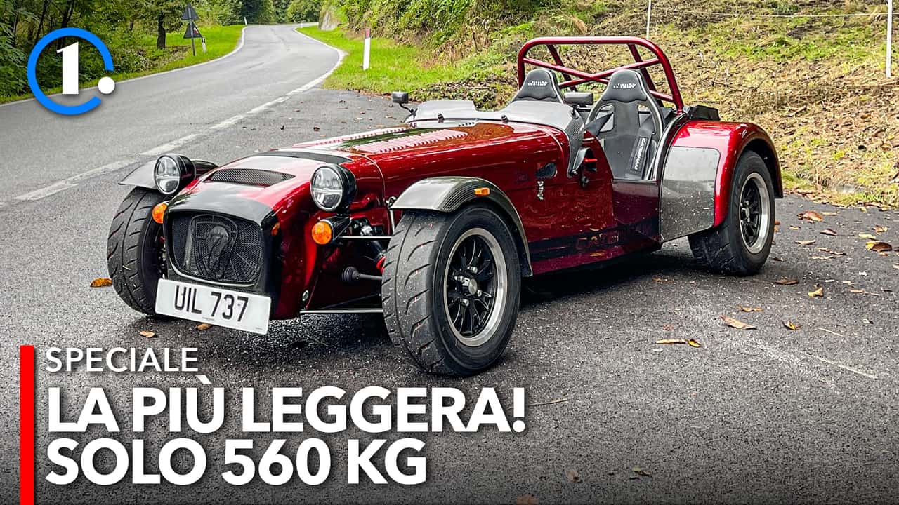 Caterham Seven 485: prova, final edition, motore 2.0 Ford, 228 CV
