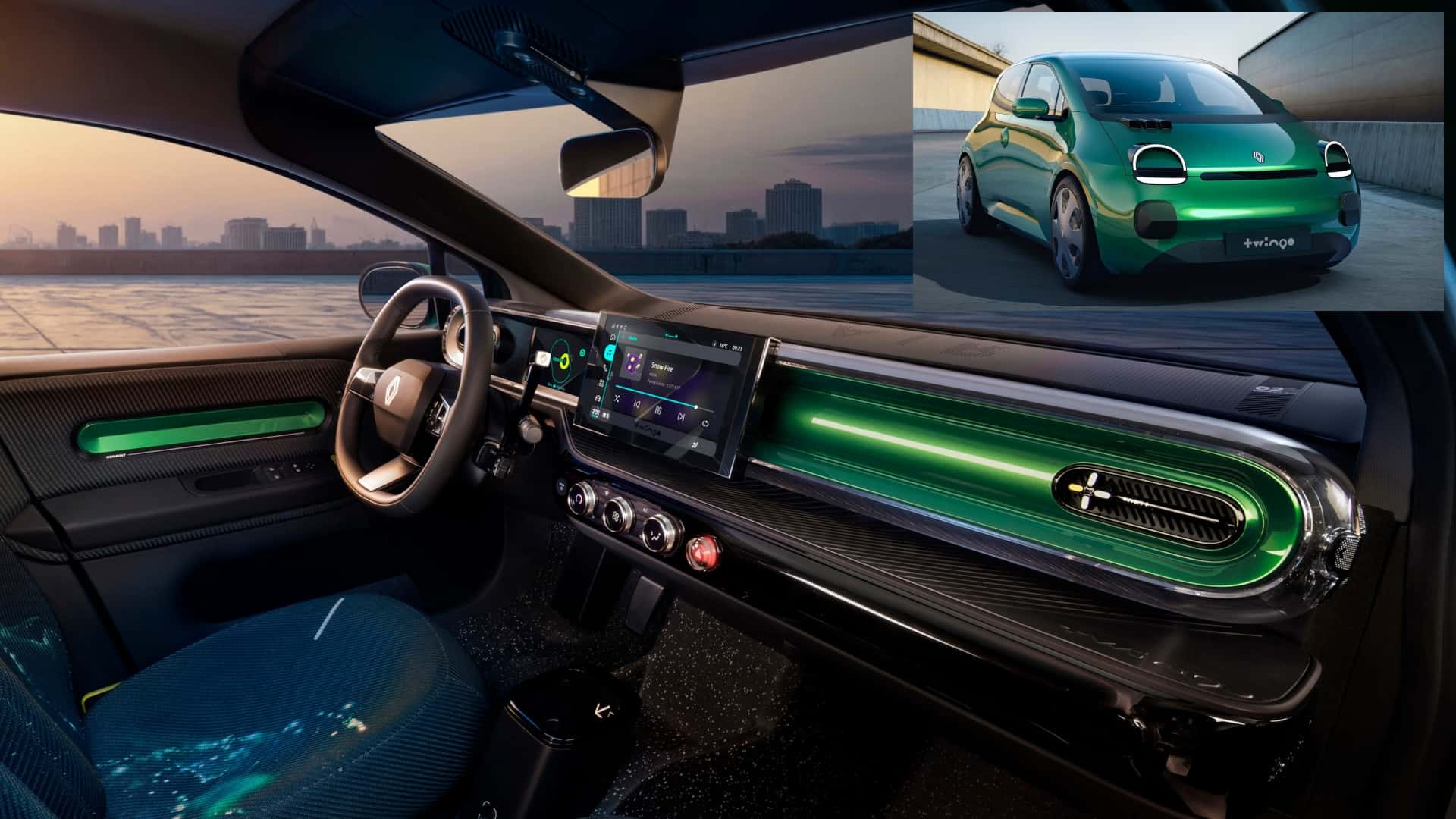 Twingo E-Tech Electric: Renault zeigt erstmals den Innenraum