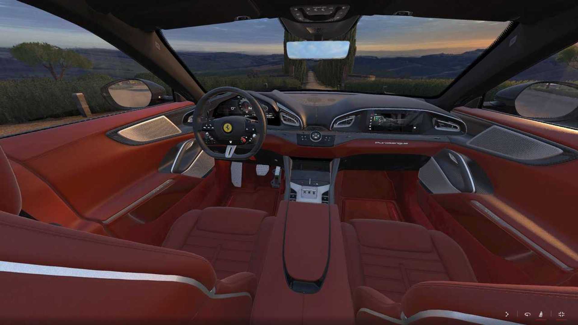 Build your own 2023 Ferrari Purosangue with online configurator tool