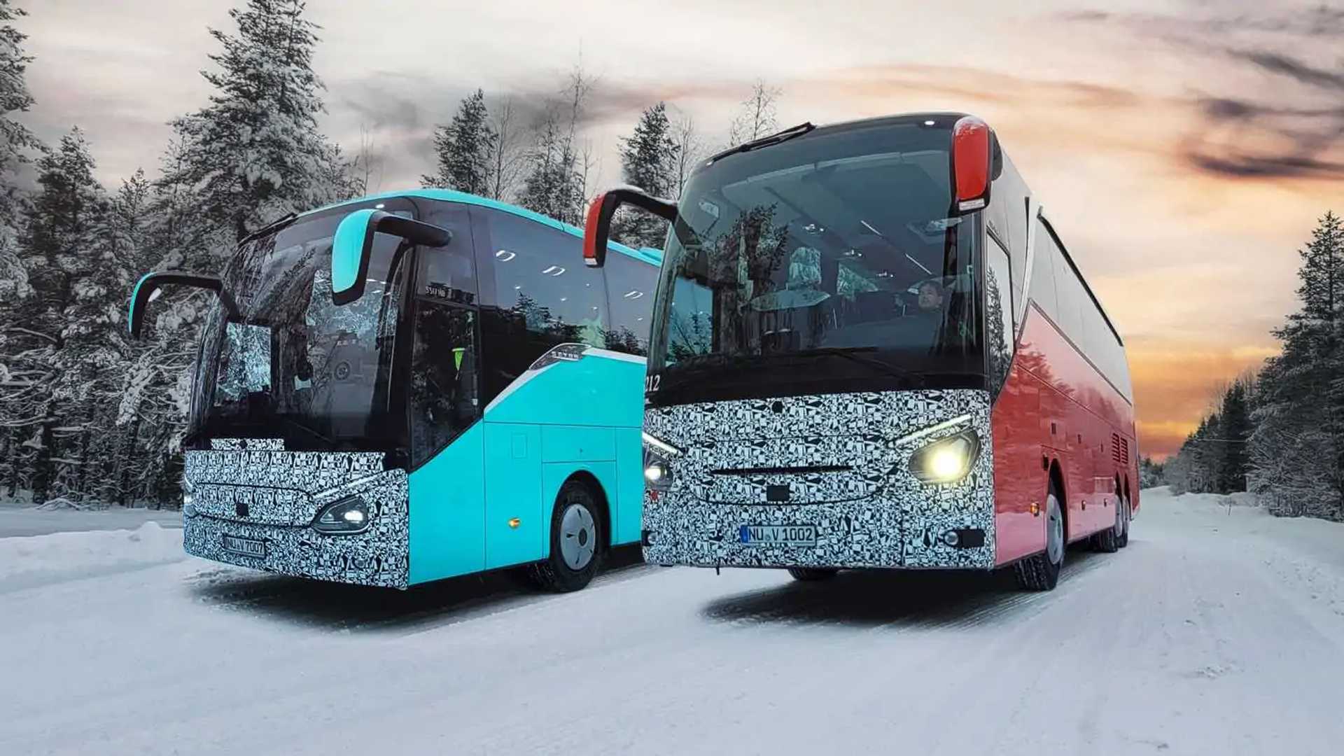 Setra, gli ultimi test per i nuovi bus ComfortClass e TopClass