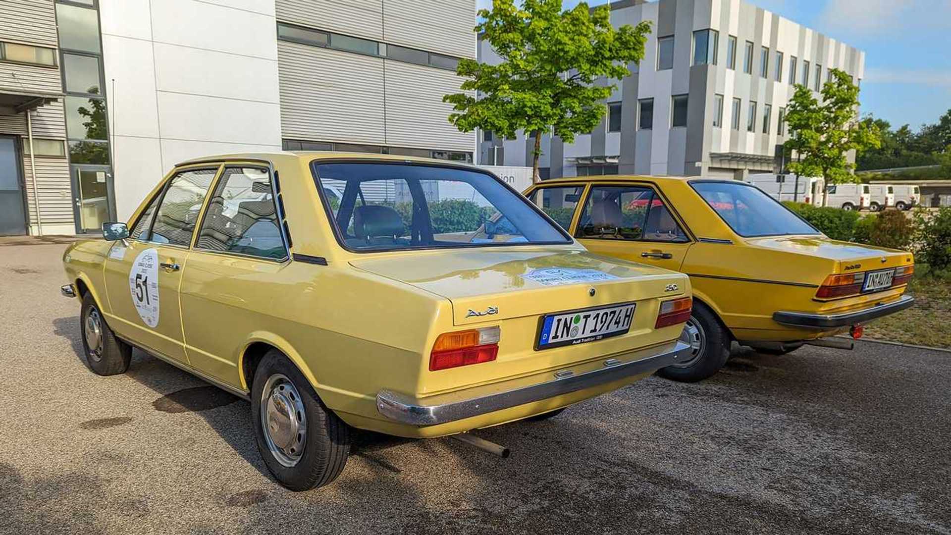 Unterwegs im Audi 80 L (1974): Die Straßen von Kottingwörth