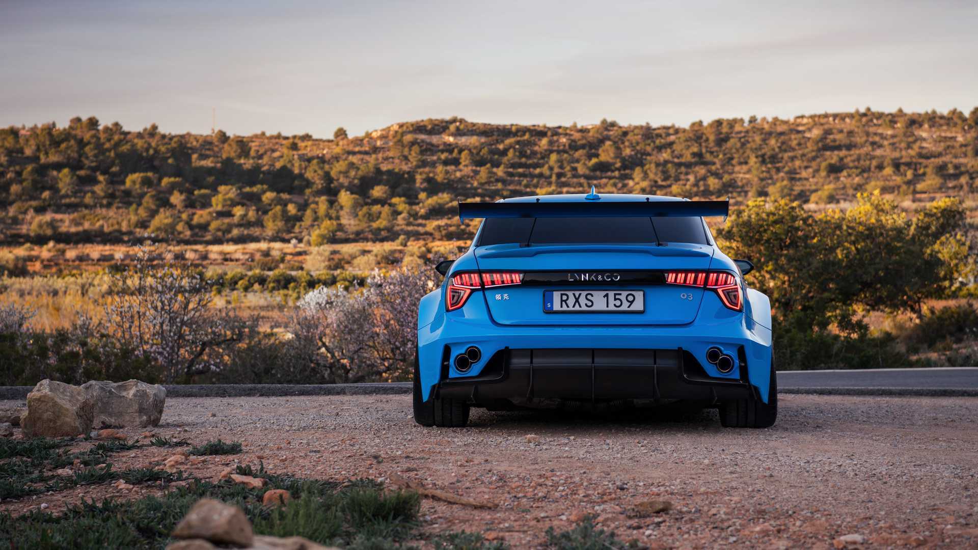Lynk & Co 03 Cyan Concept, la trazione anteriore con 535 CV