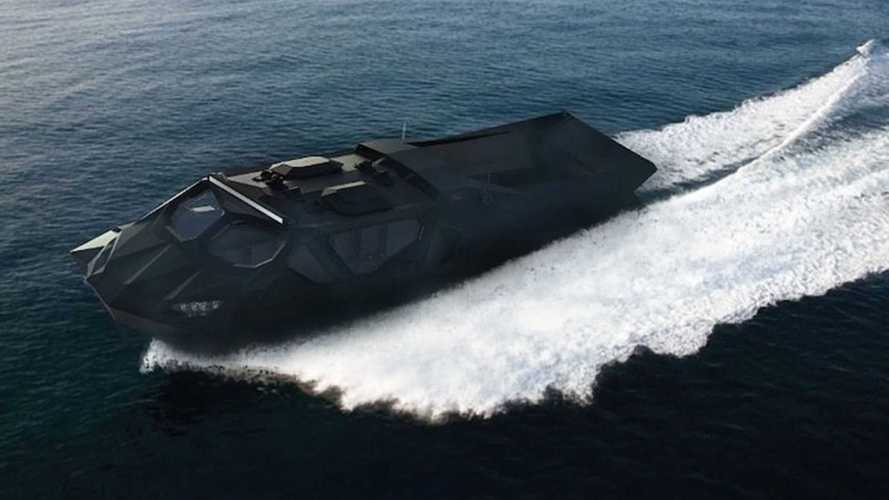 The Storm Is A Fierce-Looking Amphibious Tank With A Steering Wheel