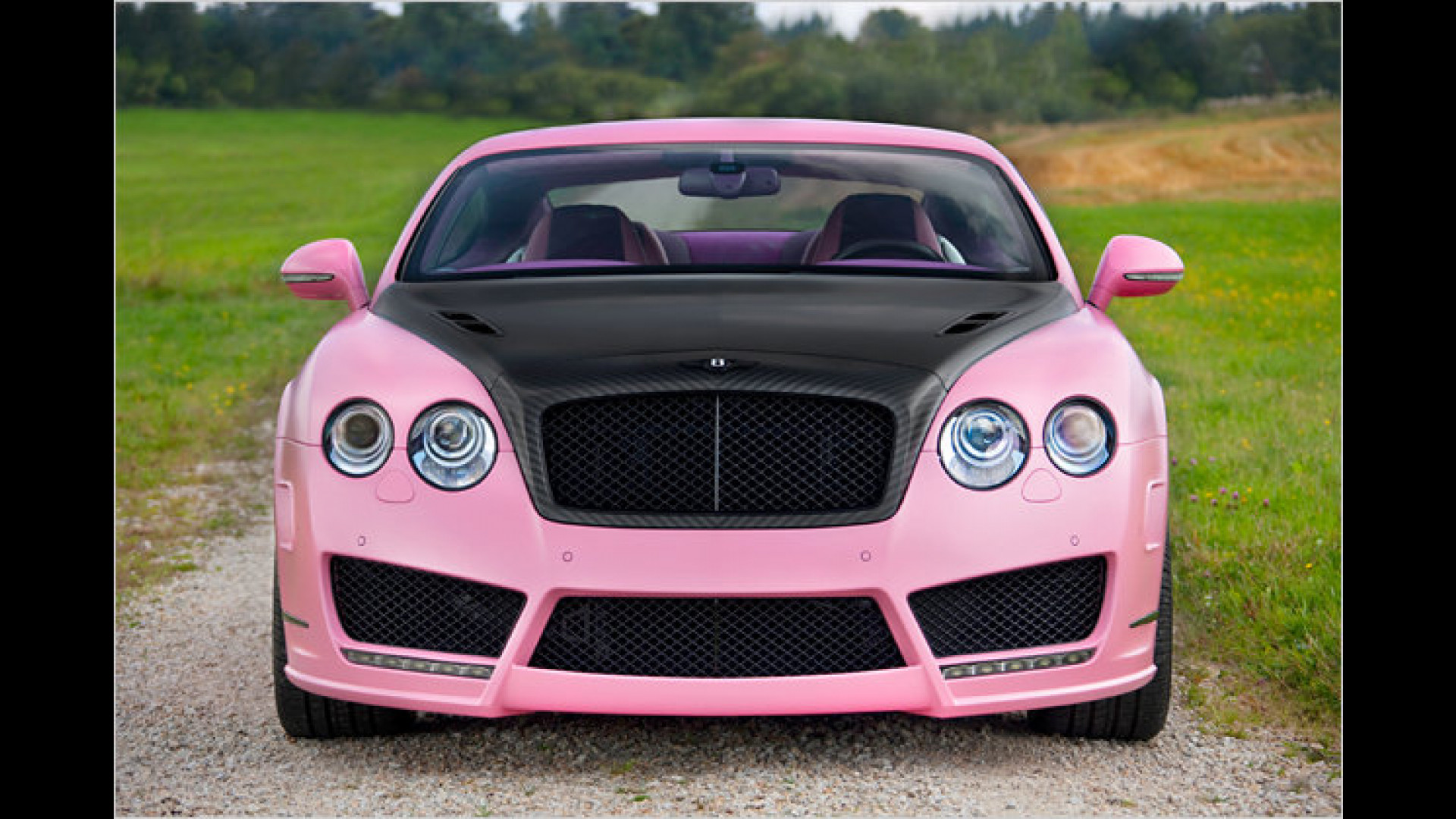Hingucker: Pinkfarbener Bentley Continental GT Speed