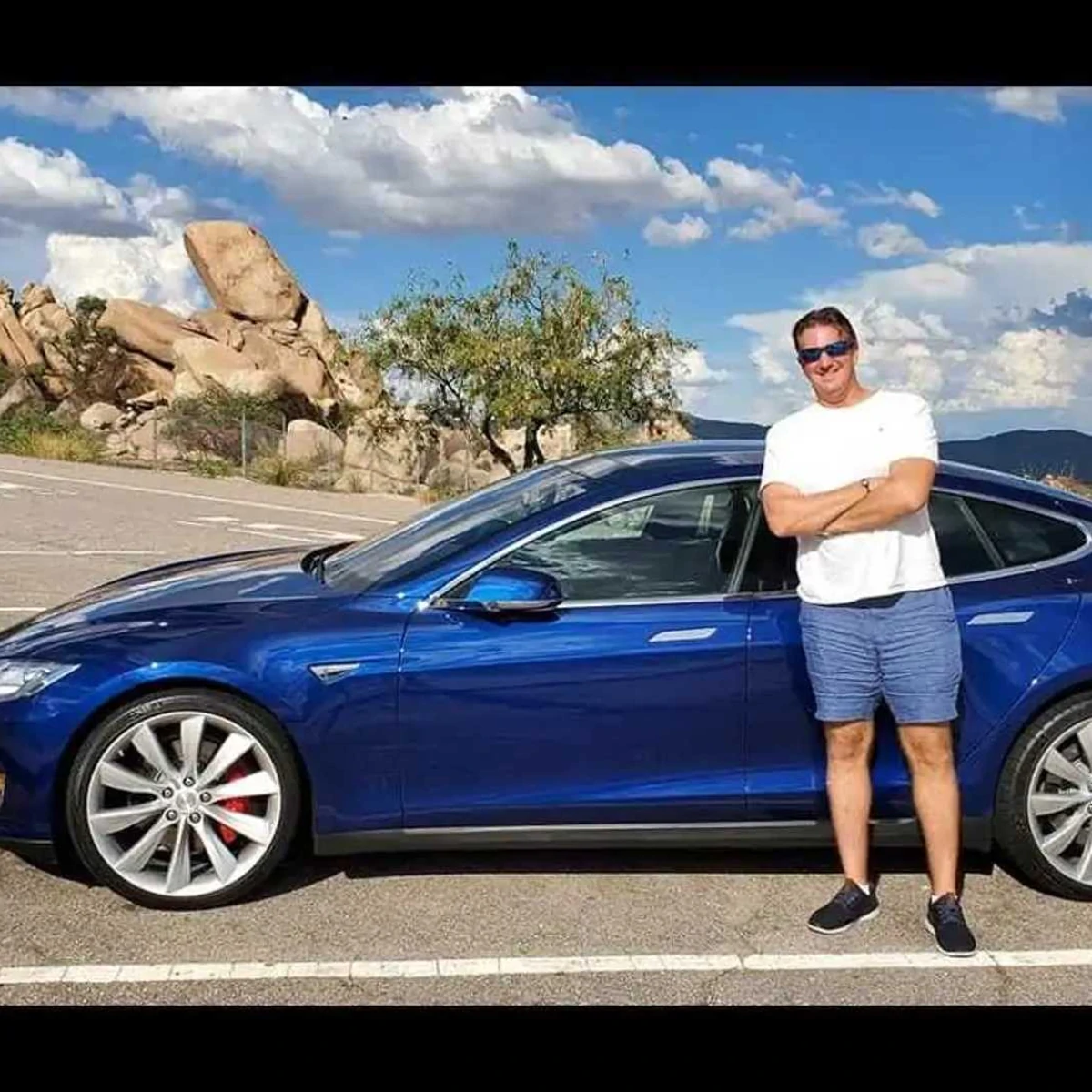 Jay leno tesla model s plaid store
