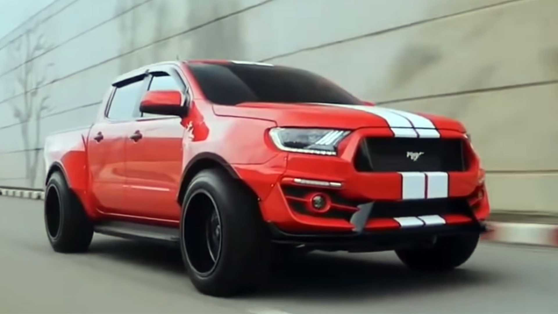 Mustanger: así queda la cruza de Ford Ranger y Mustang