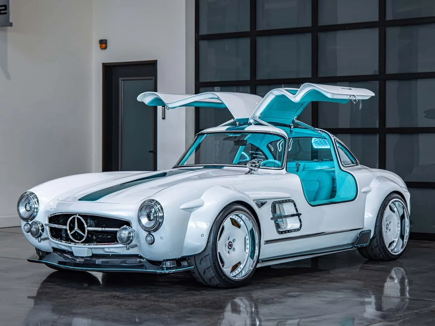 Believe it or not this Mercedes 300SL is a Tesla Model 3