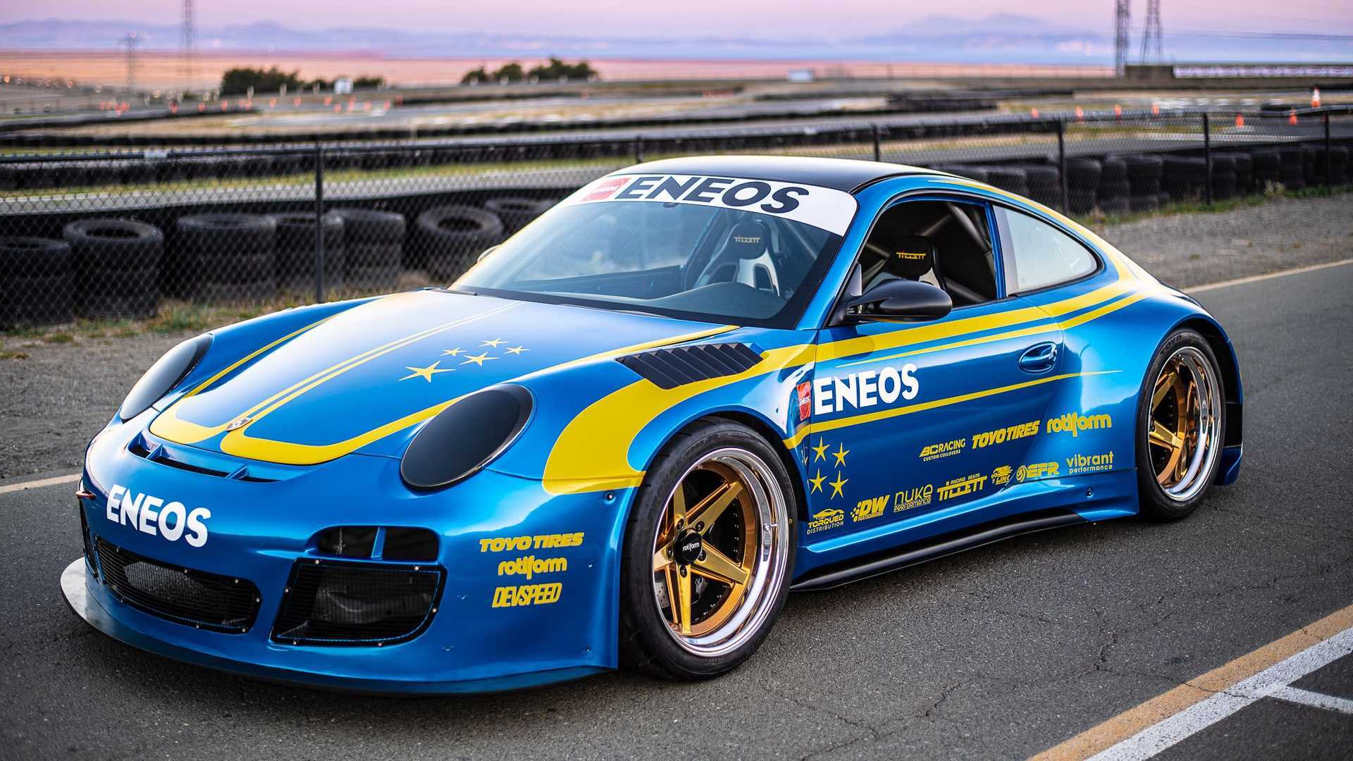 Porsche 911 GT3 Gets 550 HP Subaru WRX STI Engine At SEMA