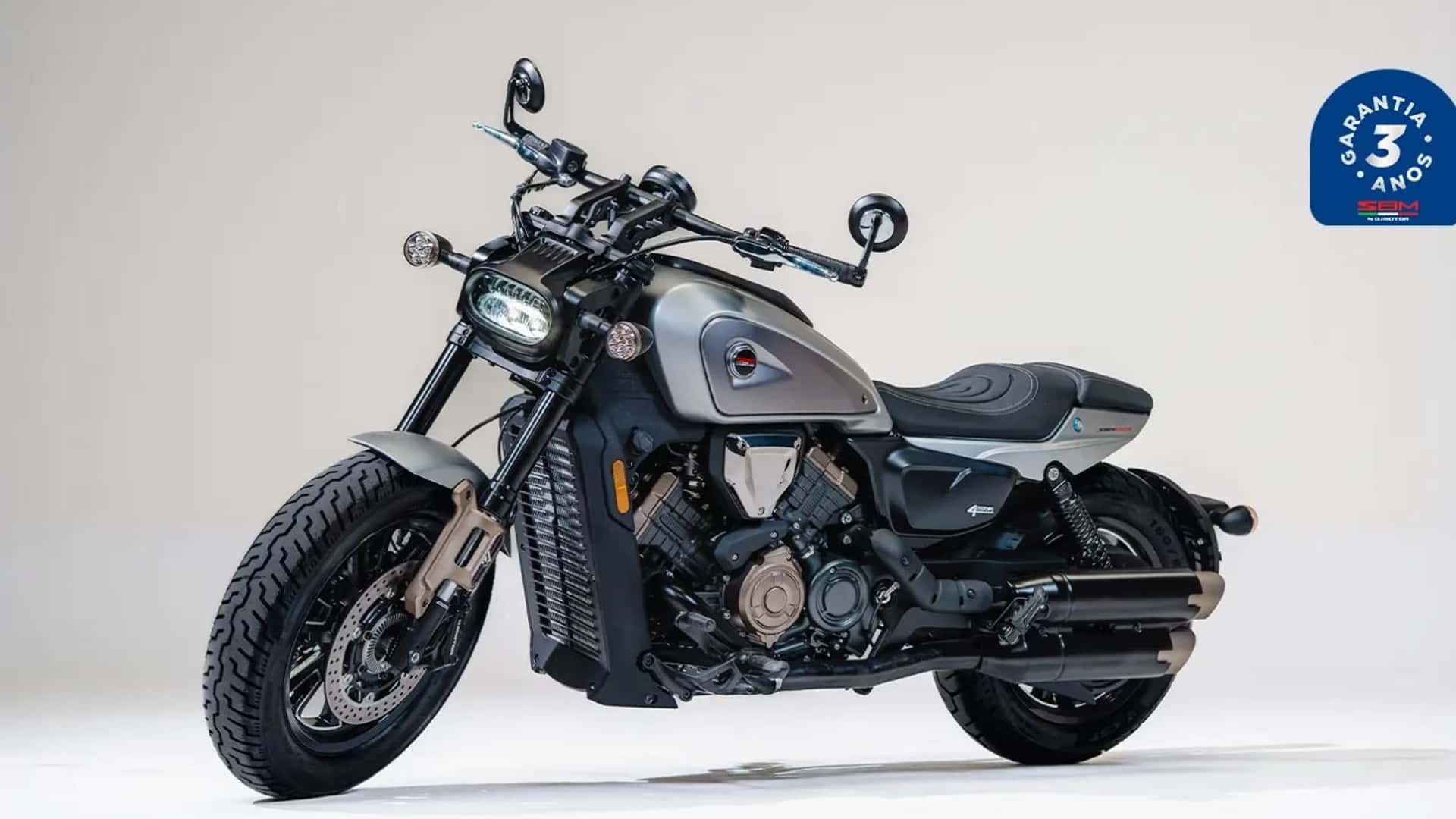 Shineray lança a SBM 600V com motor V4 no Brasil; veja o preço