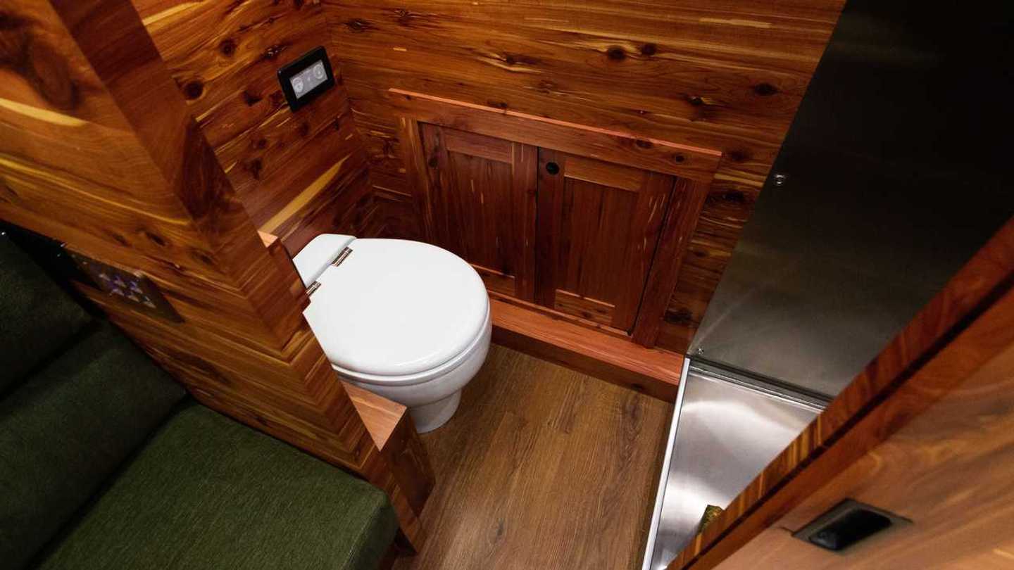 ARV Unveils Sprinter Camper With Wood Interior Made Entirely Of Cedar