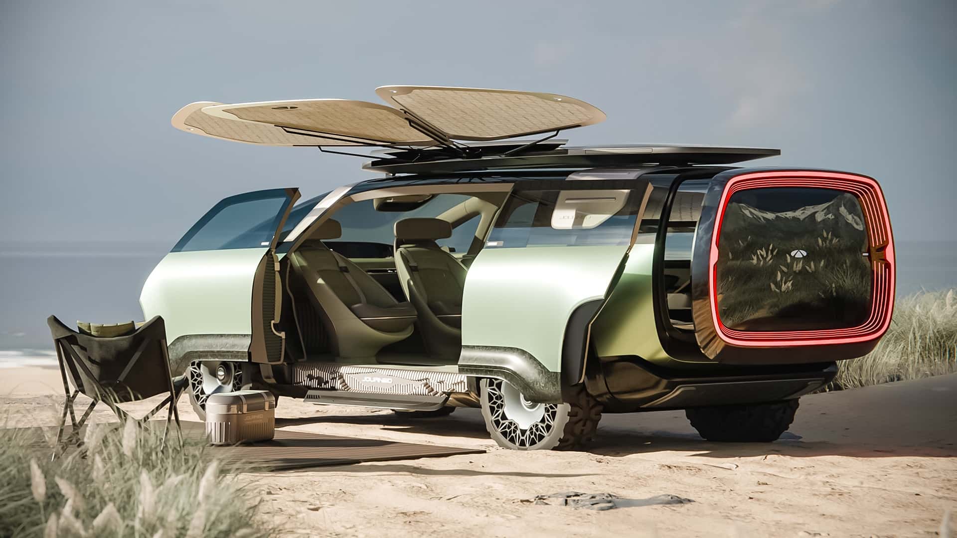 Chery New Journeo Concept: Hybrid-Camper mit 2.500 km Reichweite