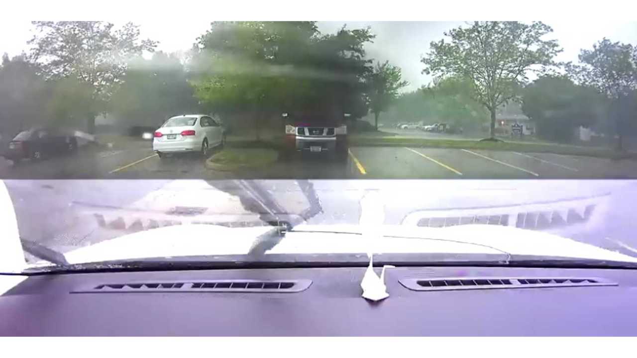 When Lightning Strikes A Tesla Model S - Video