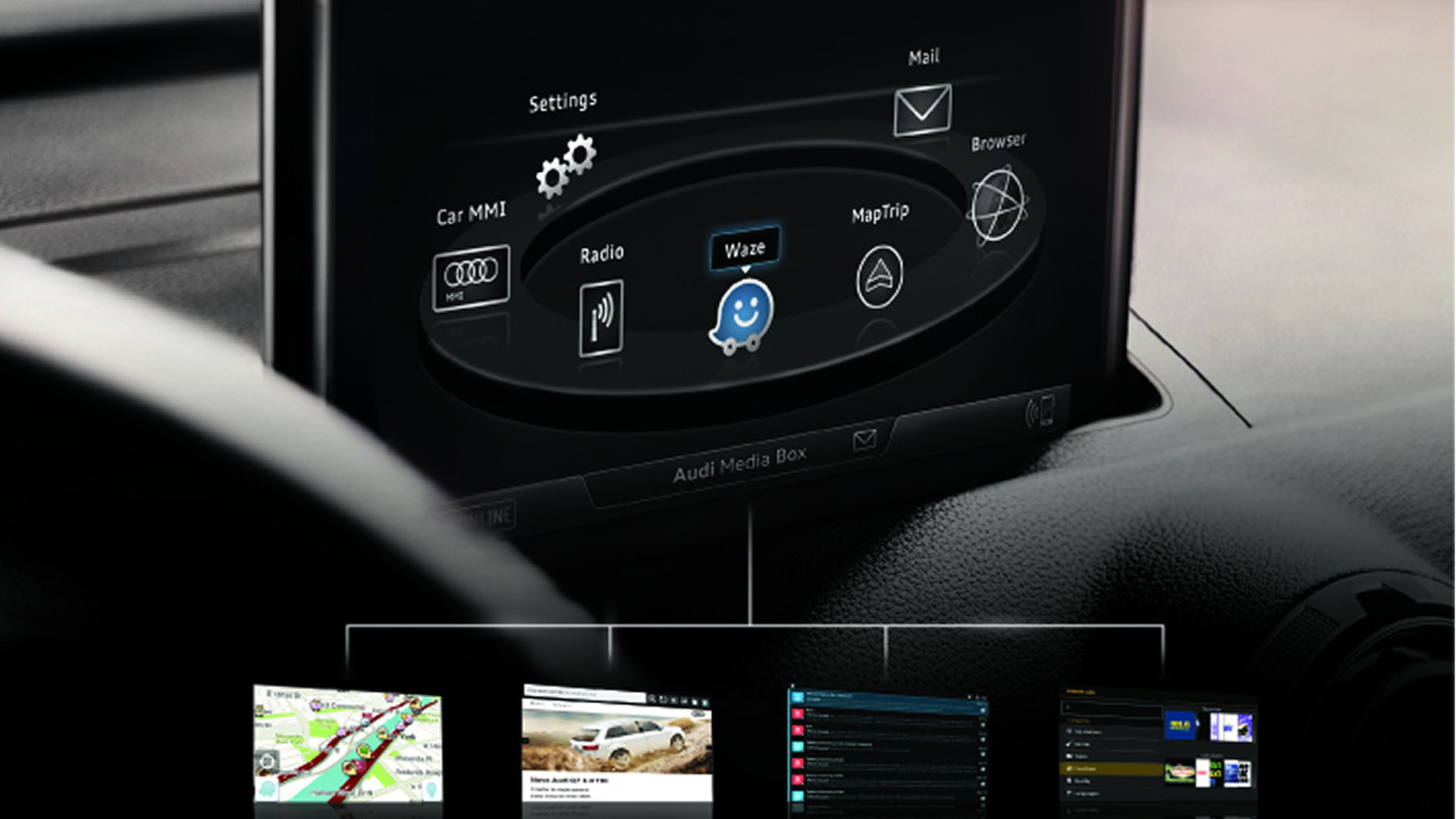 Audi lança nova central multimídia com Waze integrado
