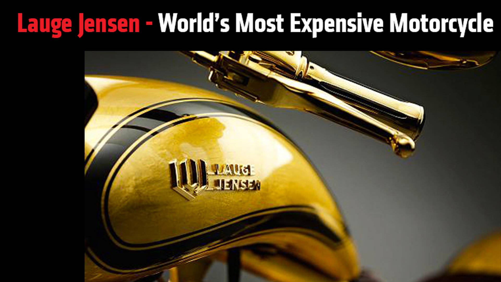 Lauge Jensen – World's Most Expensive Motorcycle