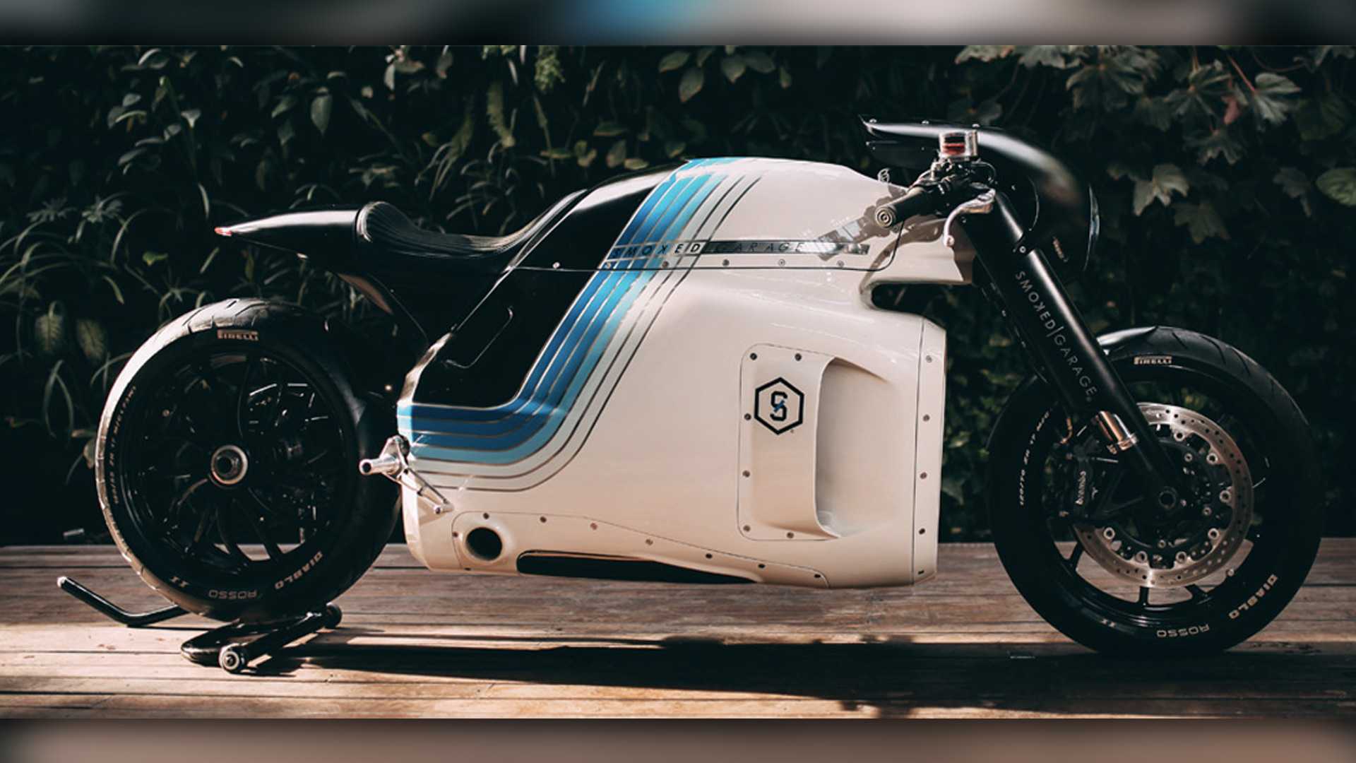 What’s Hiding Under This Custom White And Blue Turbo Jet?