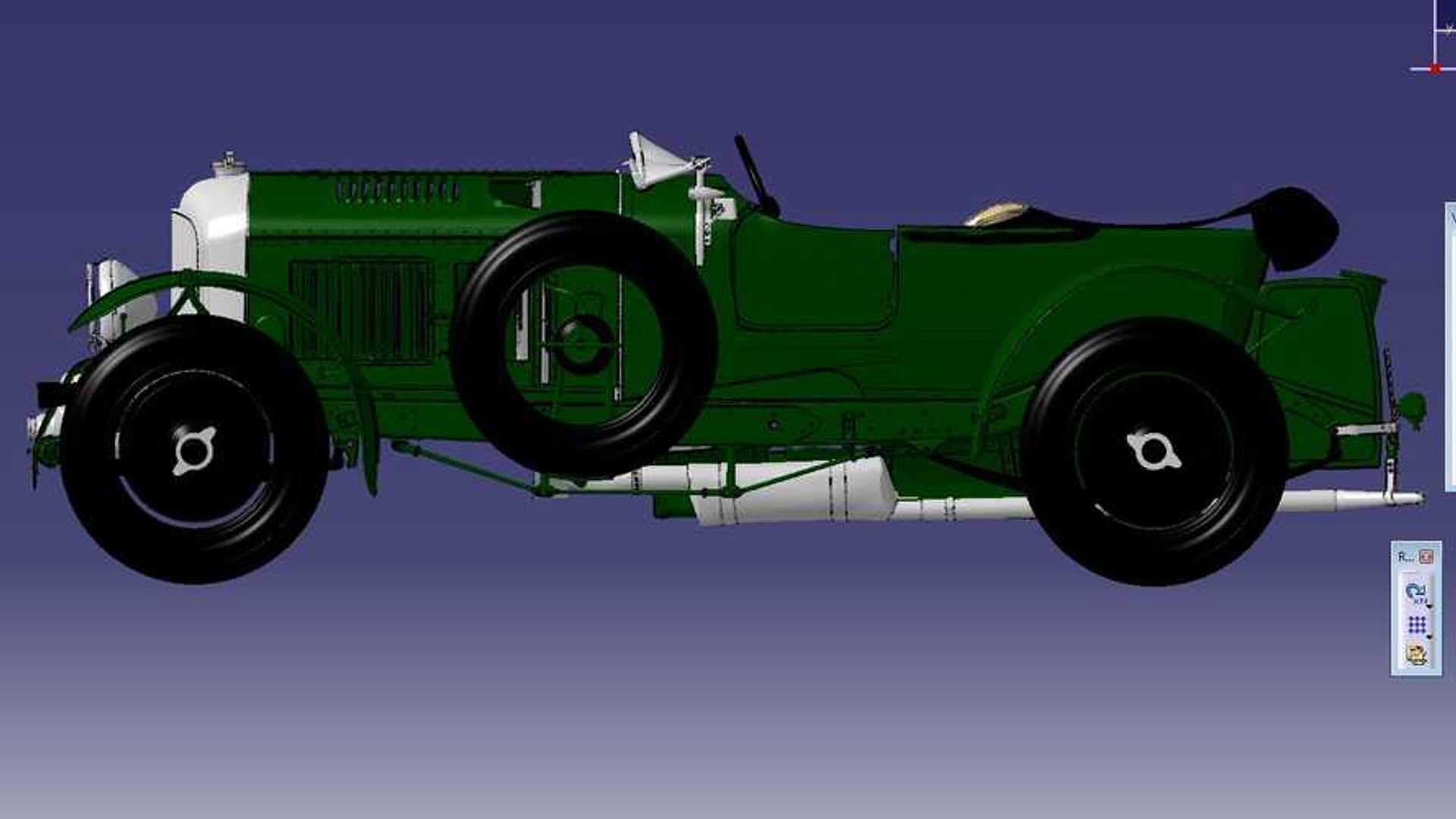 Bentley completes digital rendering of iconic Blower