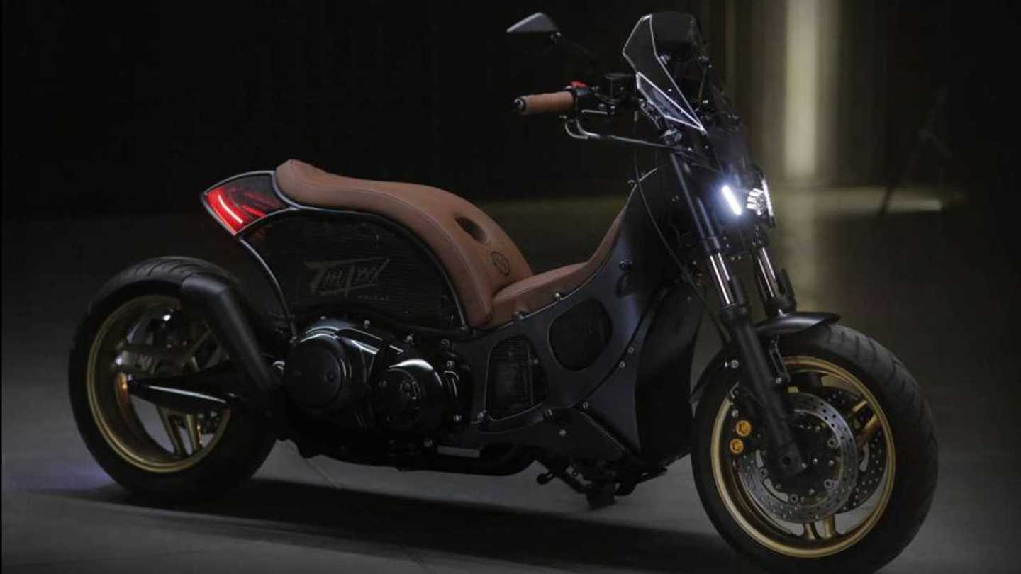 Pret Link: This Custom Yamaha TMAX Embraces Its Inner MT-09 - RideApart