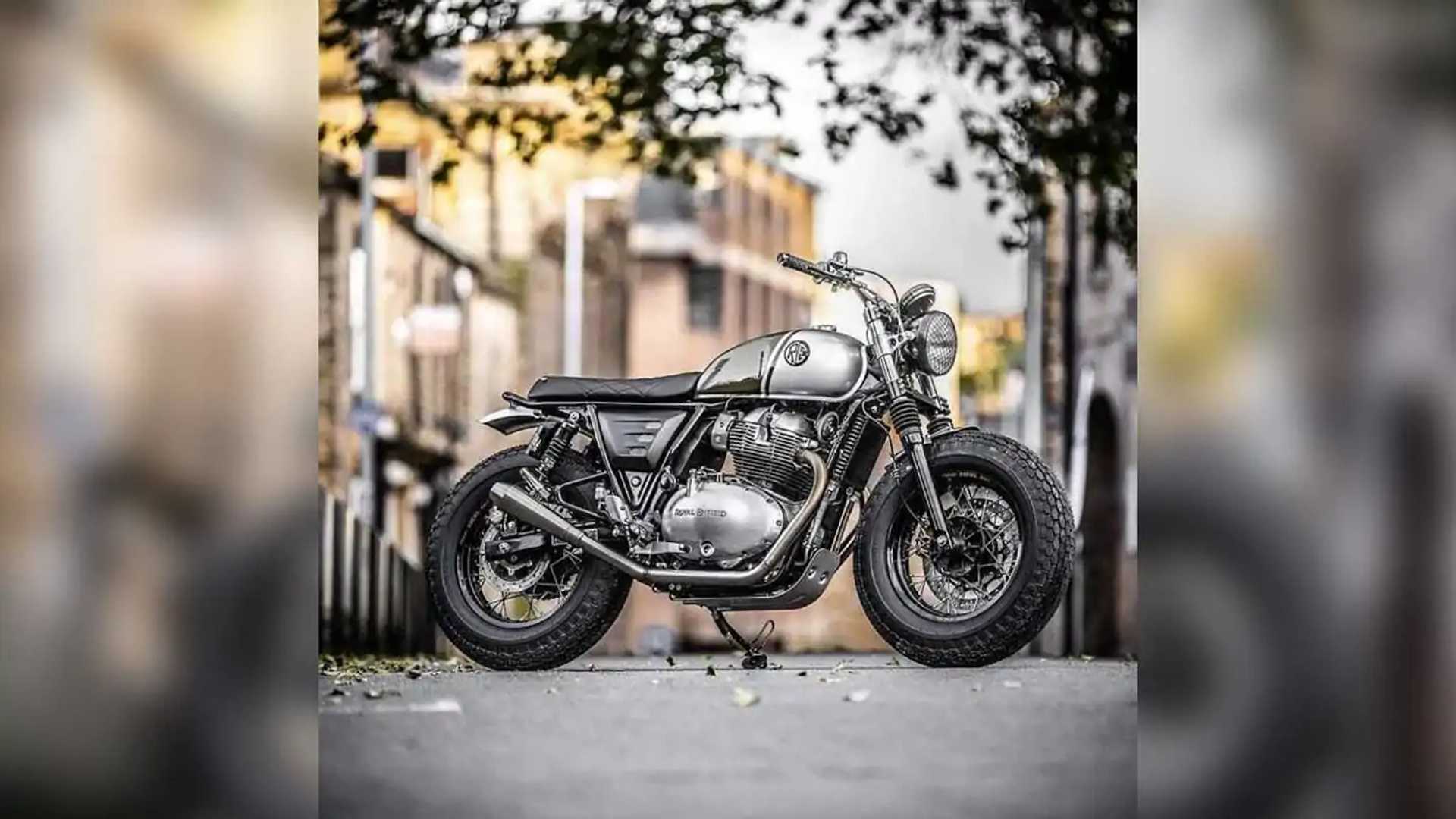 Check Out This Fat-Tired Custom Royal Enfield Interceptor