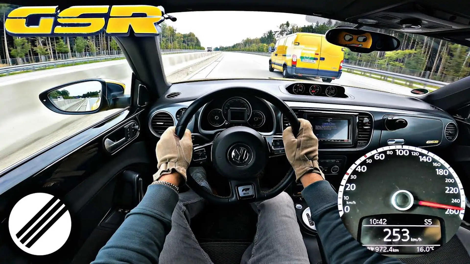 Rare VW Beetle GSR Goes Flat Out On The Autobahn For Top Speed Run
