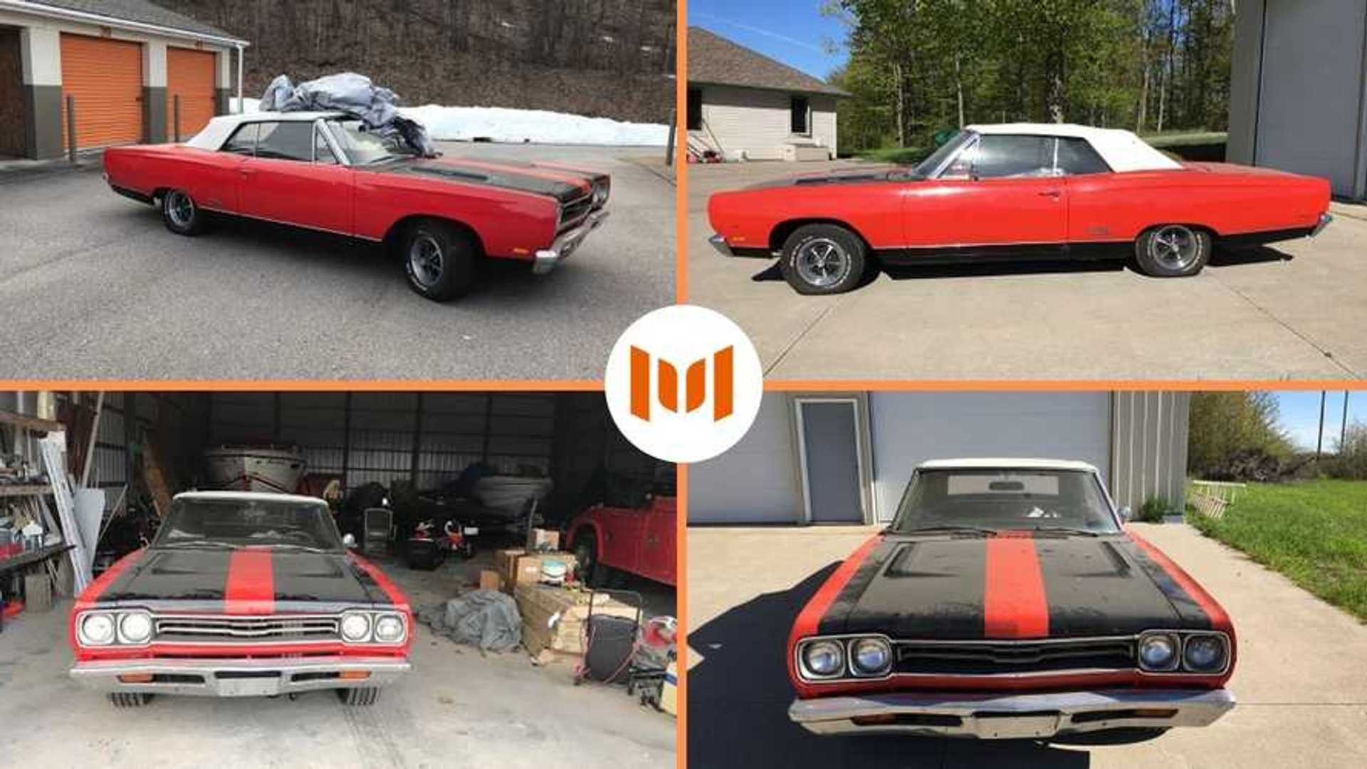 Michigan Sheriff Auctioning Barn Find 1969 Plymouth GTX Convertible ...