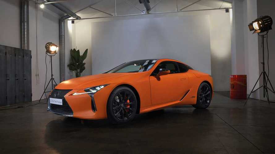 Lexus LC 500h 2019 MATTE PROTOTYPE: experimento de color y textura