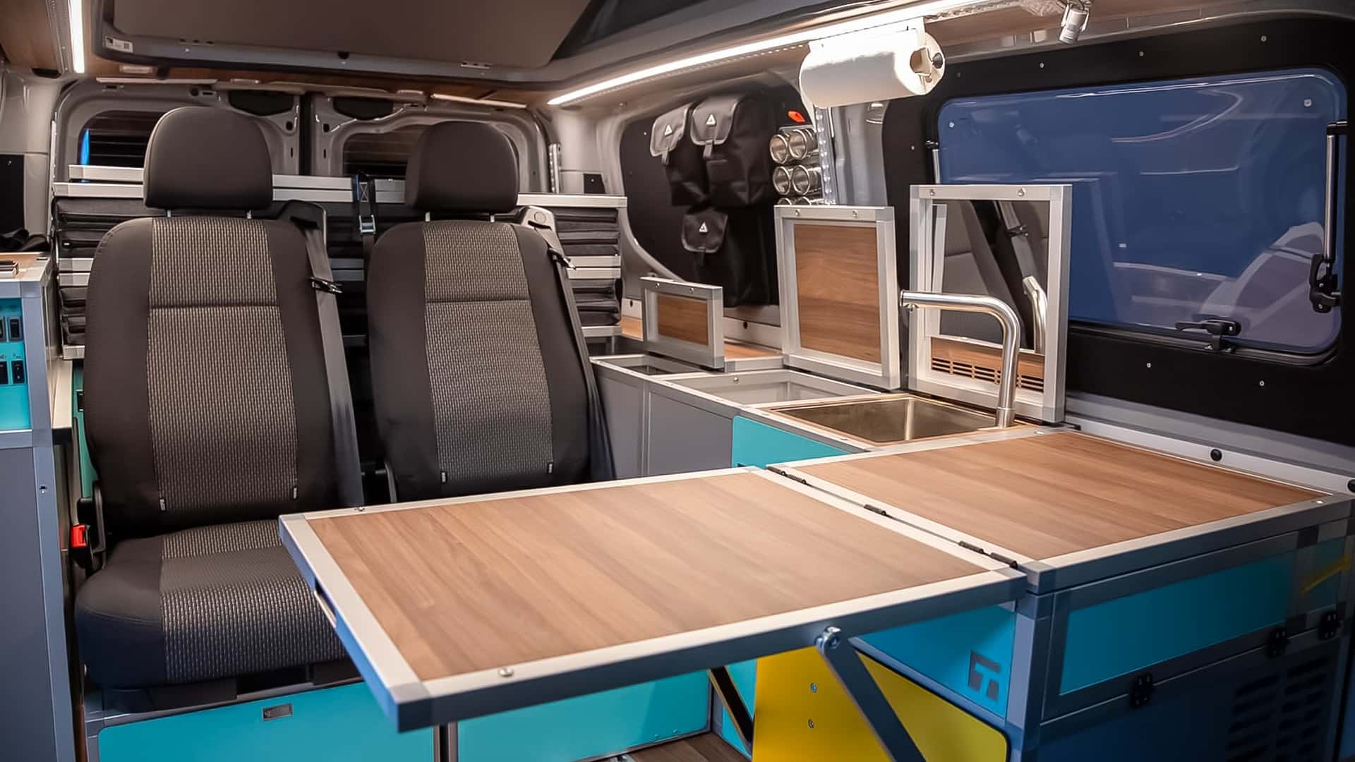 Interno Camper Ford Transit MATIST FAMILY L Matist Camper