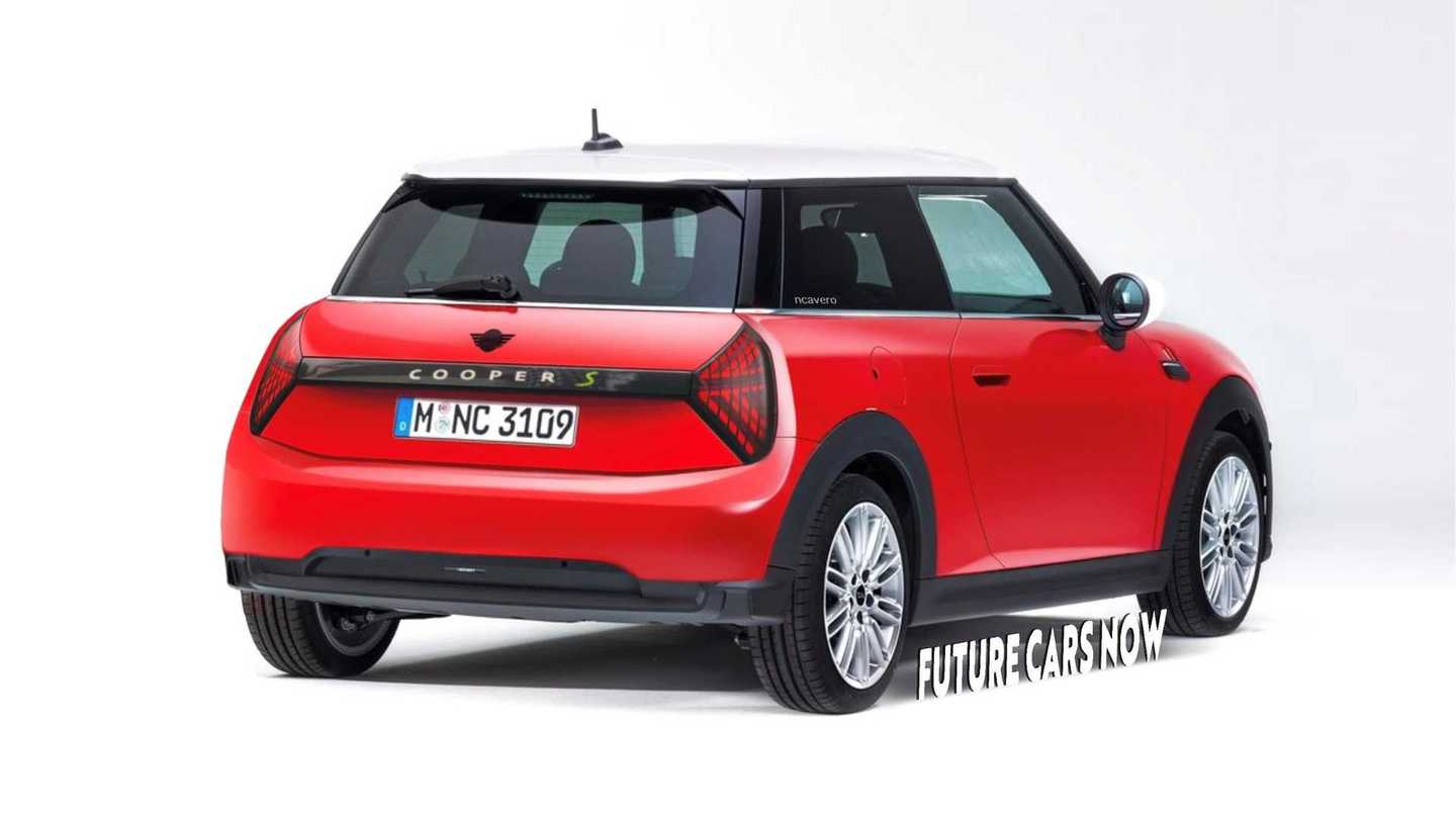 Mini Cooper SE (2023): Kommender Elektro-Mini als Rendering